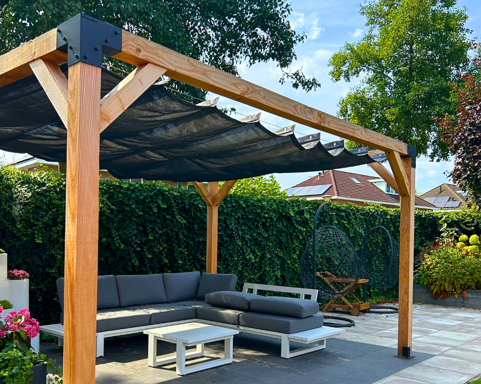 Pergola Verleng verbinding 90x90 120x120 | Rijpex A-Merk
